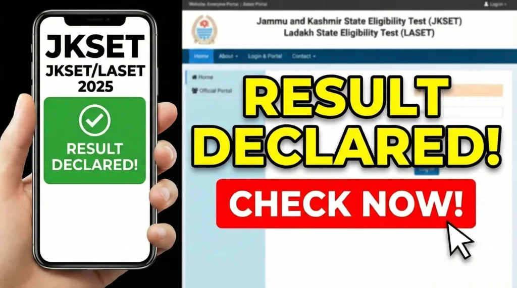 JKSET Result 2025 Declared, Download Selection List PDF - JK Education